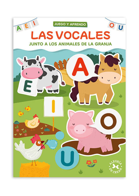 Juego y aprendo las vocales junto a los animales de la granja | Tienda ...